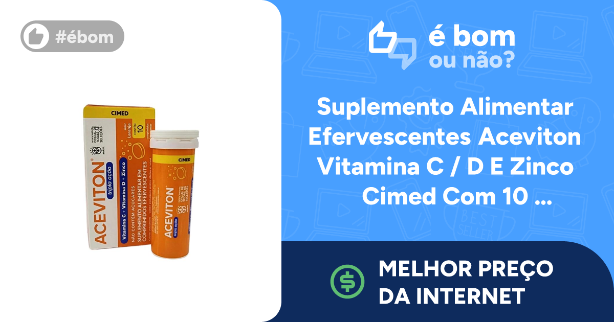 Suplemento Alimentar Efervescentes Acevit – É BOM? Participe!