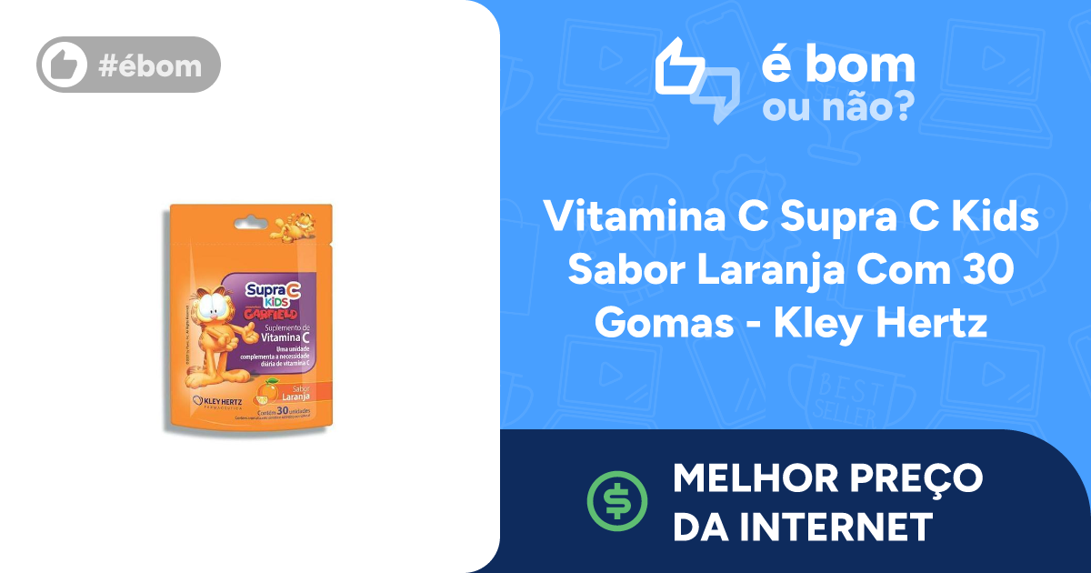 Vitamina C Supra C Kids Sabor L... [É BOM] - Reviews e Promoções