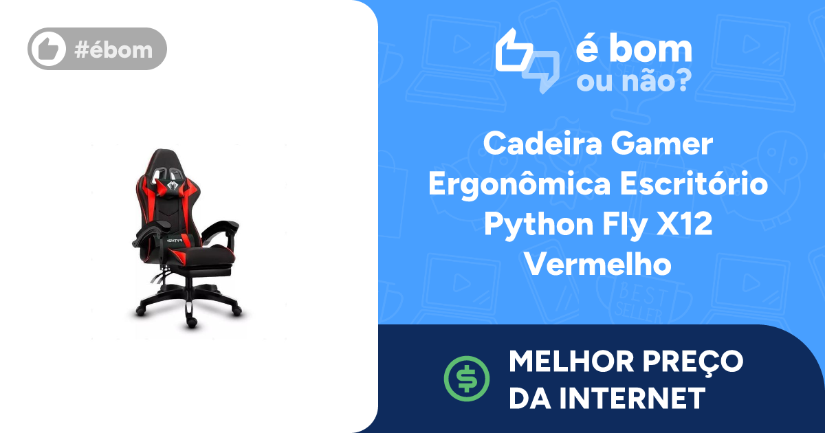 Cadeira Gamer Ergonômica Escrit... [É BOA] - Reviews e Promoções