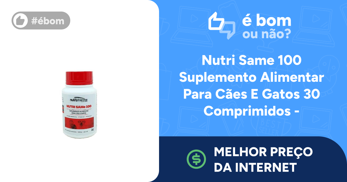 Nutri Same 100 Suplemento Alime... [É BOM] - Reviews e Promoções