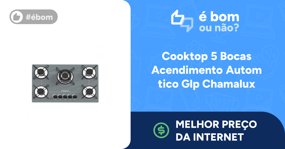 Cooktop 5 Bocas Acendimento Autom tico Gl – É BOM? Participe!
