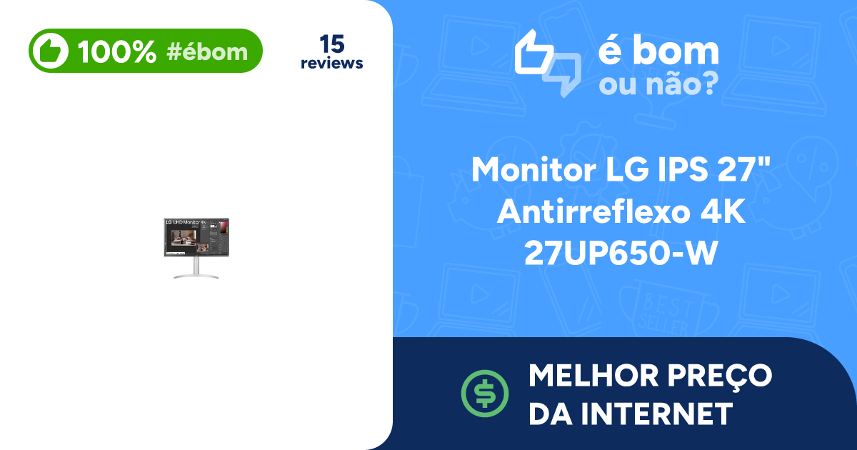 Monitor LG IPS 27" Antirreflexo 4K 27UP65 – É BOM? Participe!