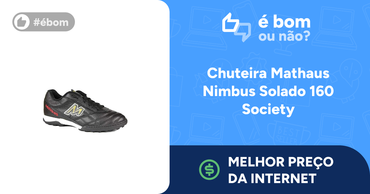 Chuteira Mathaus Nimbus Solado... [É BOA] - Reviews e Promoções