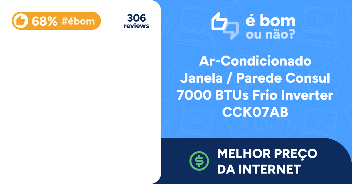 Ar-Condicionado Janela / Parede Consul 70 – É BOM? Participe!